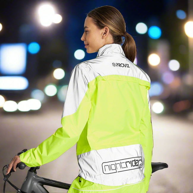 Nightrider Women's Cycling Reflective & Waterproof Jacket | Proviz – Proviz