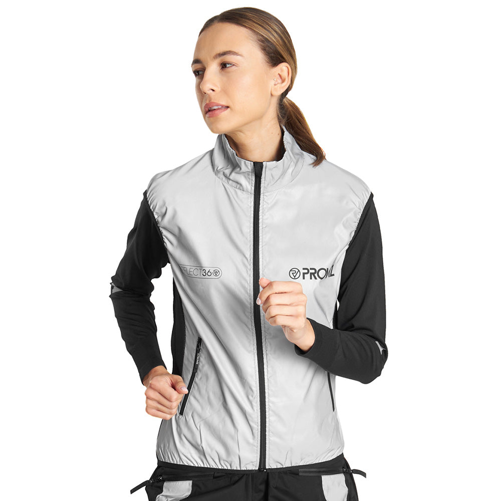 REFLECT360 Women's Fully Reflective Running Gilet | Proviz