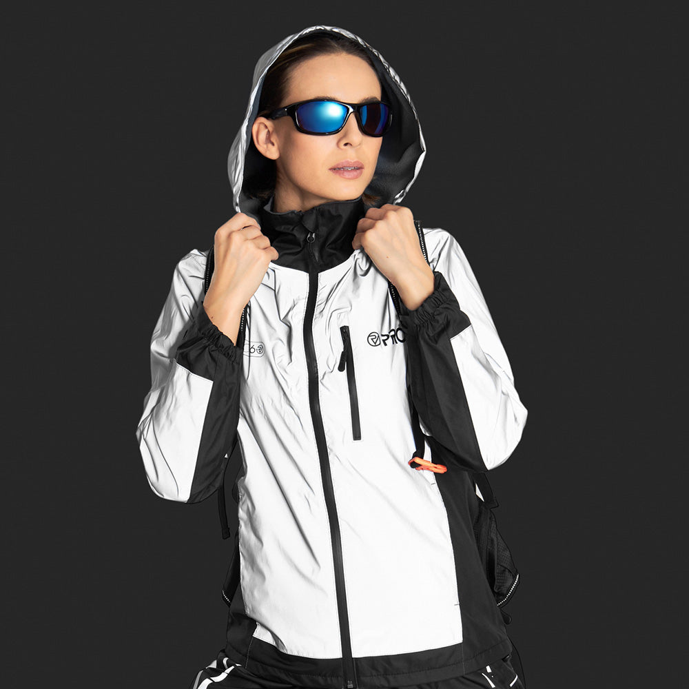 REFLECT360 Women's Reflective Waterproof Fleece Lined Jacket | Proviz