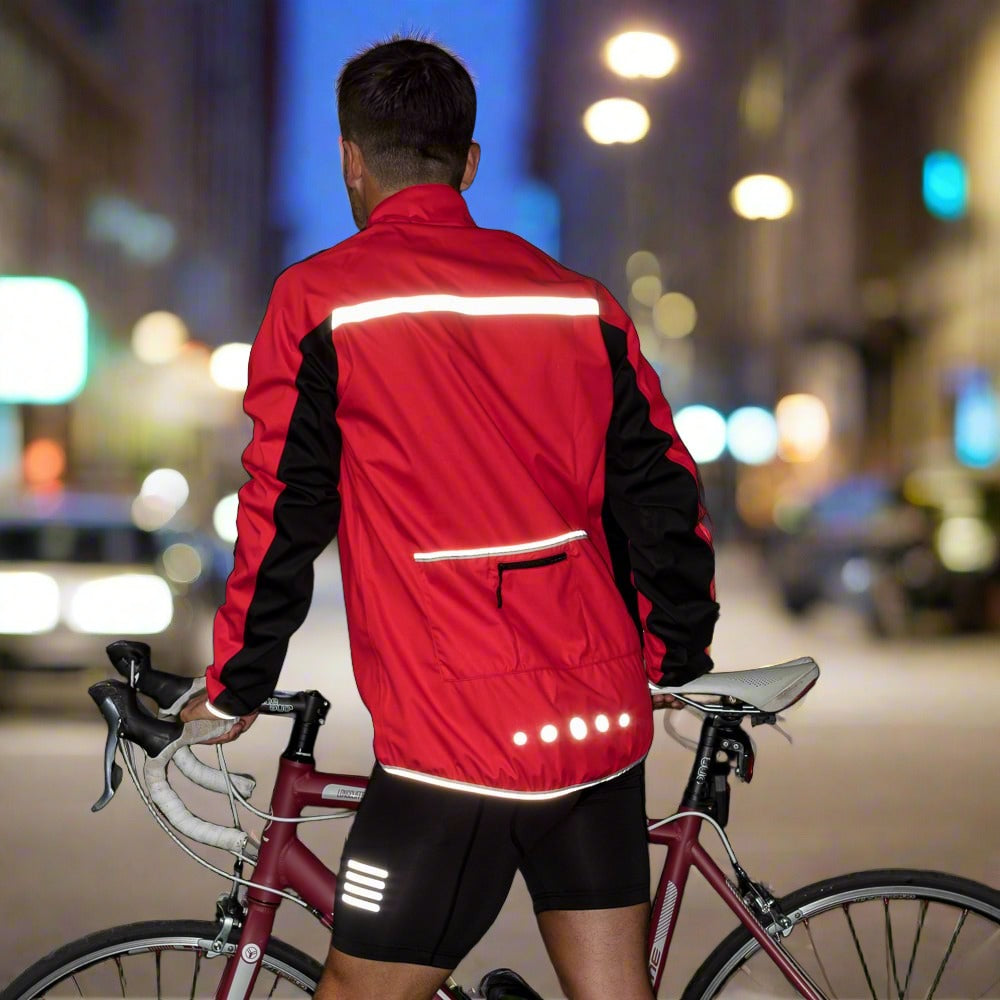 Classic Men's Reflective Softshell Cycling Jacket | Proviz